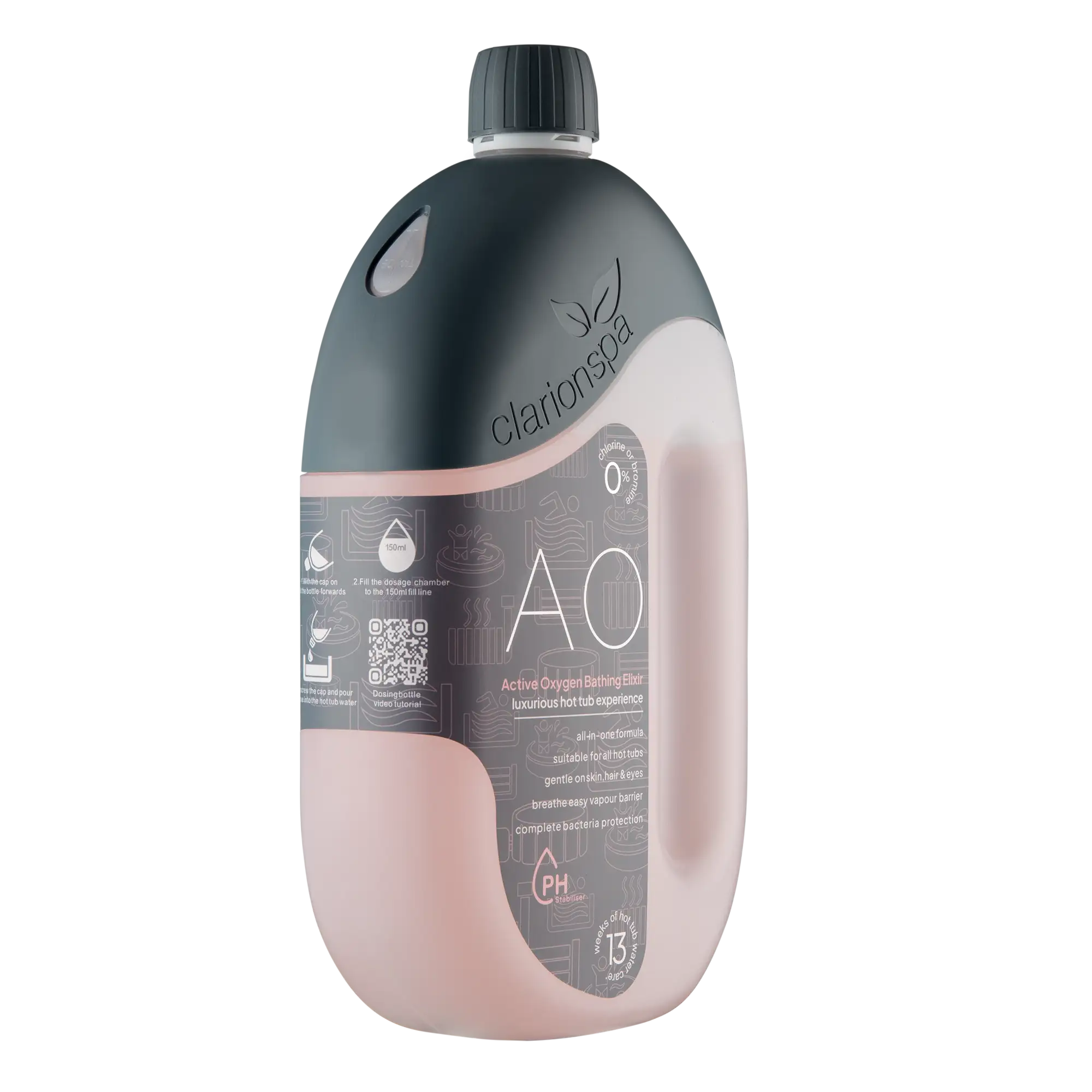 Active Oxygen Bathing Elixir - Zero Chlorine Hot Tub Water Care ...