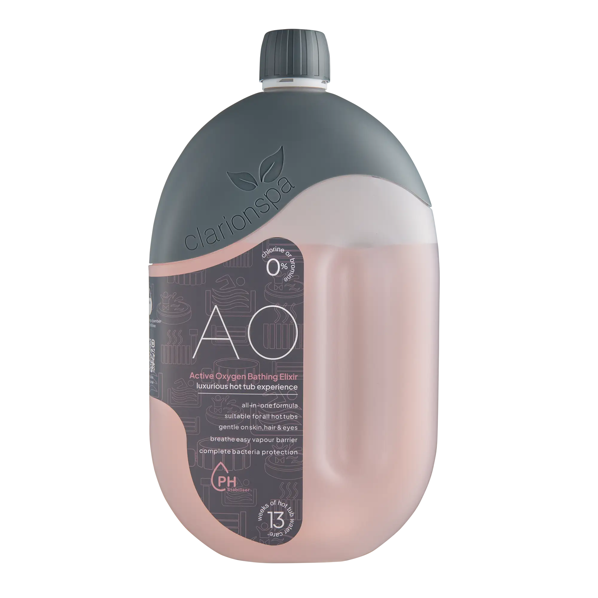 Active Oxygen Bathing Elixir - Zero Chlorine Hot Tub Water Care ...